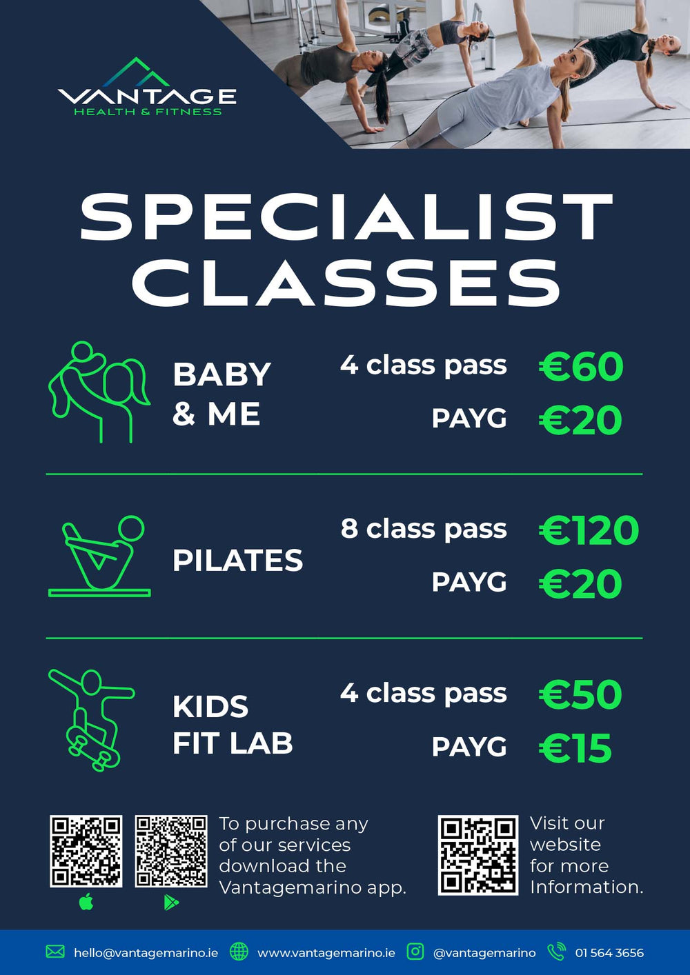 Specialist Classes – Vantage Marino